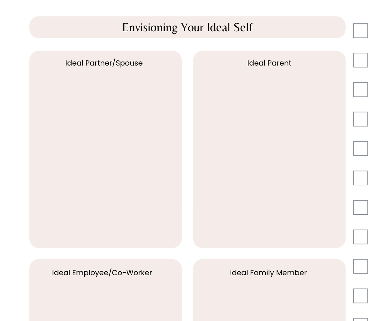 Ideal Self Worksheet – Erin Brillon